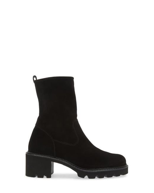 Paul Green Paul Wanda Lug Sole Utility Boot in Black | Lyst