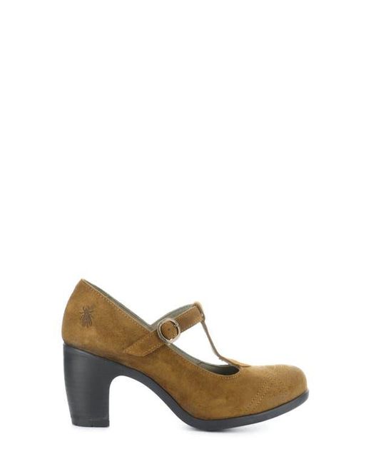 Fly London Kiai Mary Jane Pump in Brown | Lyst