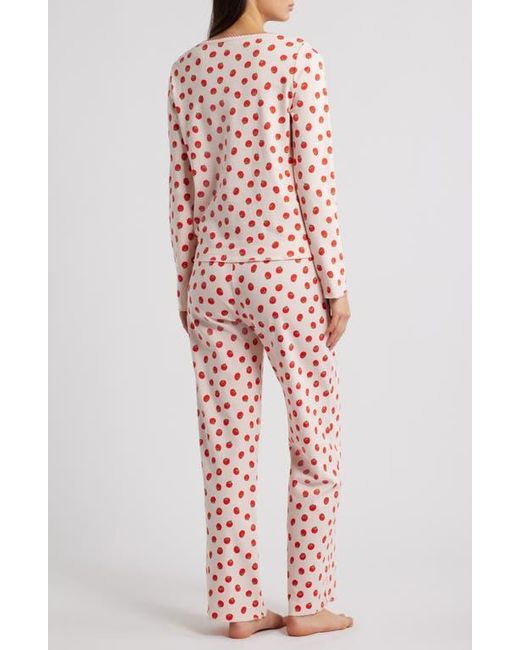 Cozyland Ellie Tomatoes Pima Cotton Pajamas in Red | Lyst