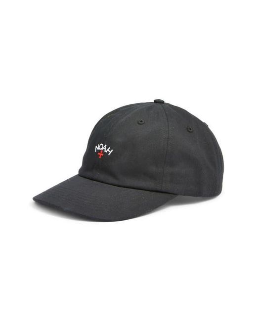 Noah Core Logo Baseball Cap in Black for Men | Lyst