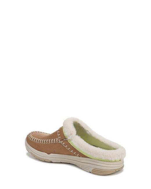 Ryka Arrow Faux Fur Trim Mule | Lyst