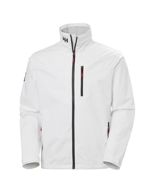 Helly Hansen Waterproof Crew Jacket in White for Men | Lyst