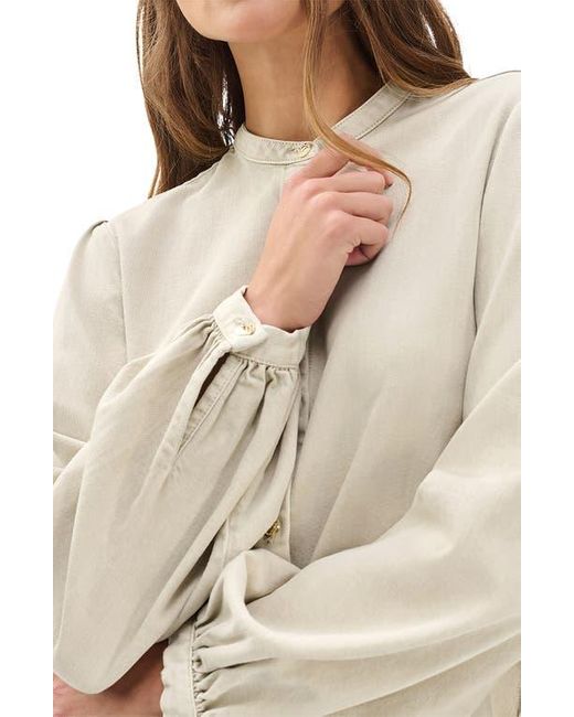 Rag & Bone Sandra Shirt in Natural | Lyst