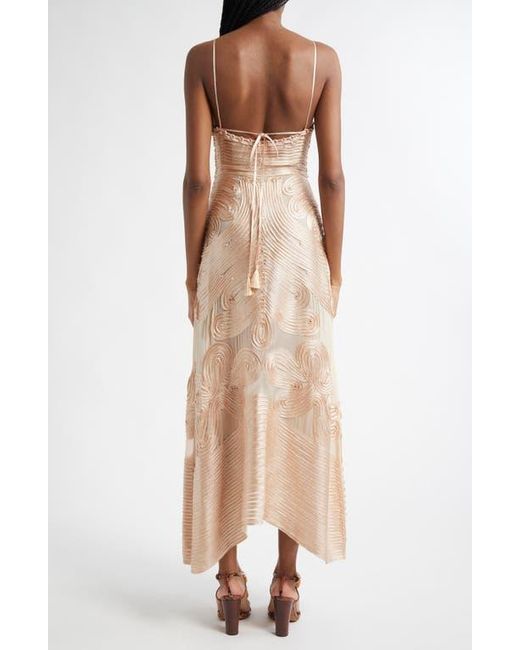 Ulla Johnson Vesna Corded Silk Lace Dress in Natural | Lyst