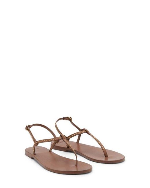 Mango Mini Stud Slingback Sandal | Lyst