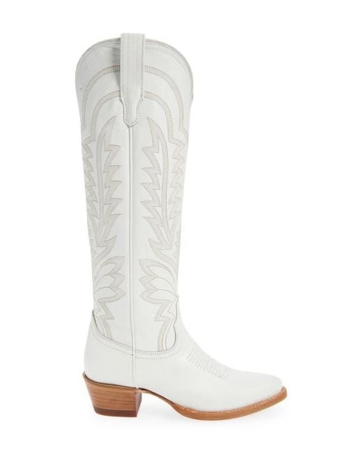 Tecovas The Abby Western Boot in White | Lyst