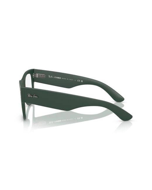 Ray-Ban Mega Wayfarer Liteforce 50Mm Rectangular Optical Glasses in ...