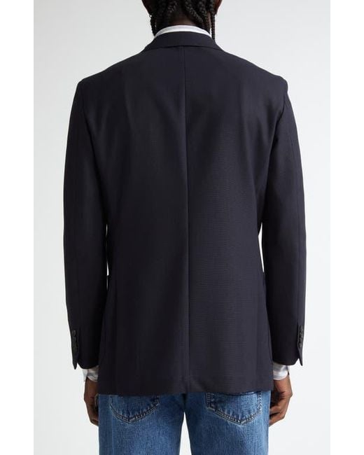 Drake's Tailored Tropical Merino Wool Sport Coat in Blue for Men | Lyst