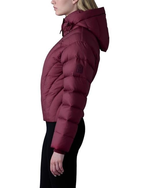 Mackage Hope 750 Fill Power Down Puffer Jacket in Red | Lyst