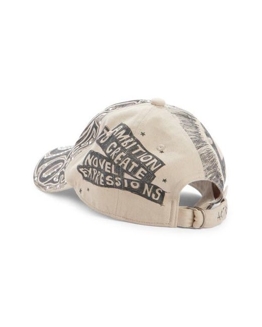 Acne Studios Crystal Embellished Print Baseball Cap for Men | Lyst