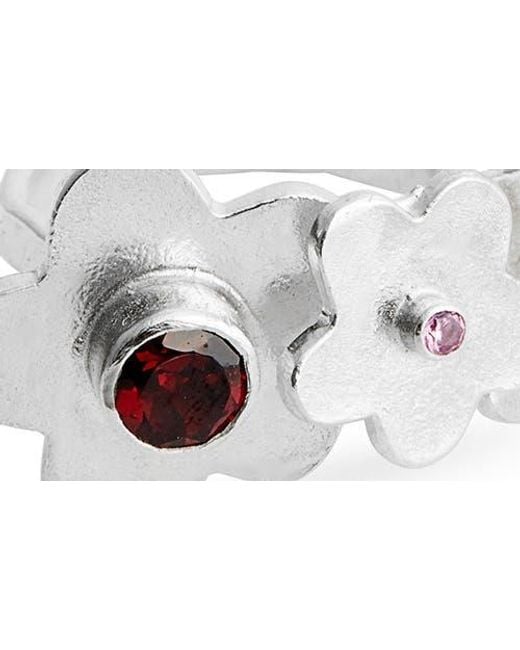 Shana Cave Strawberry Flower Cluster Ring | Lyst