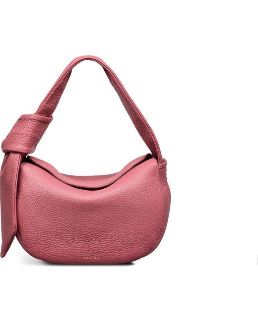 Radley The Grove Flapover Satchel Bag in Pink | Lyst