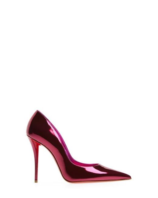 Christian Louboutin Miss Z Metallic Leather Pump in Purple | Lyst