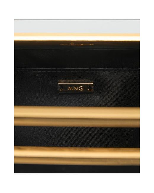 Mango Convertible Chain Strap Shoulder Bag in Black | Lyst