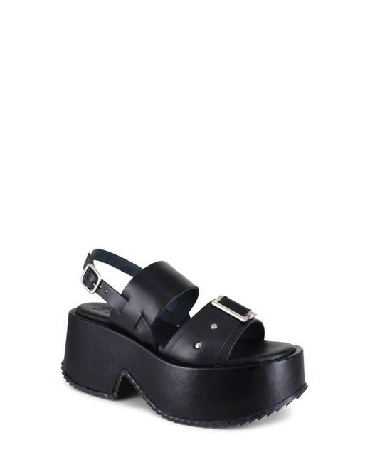 Zigi Belixy Platform Sandal in Black | Lyst