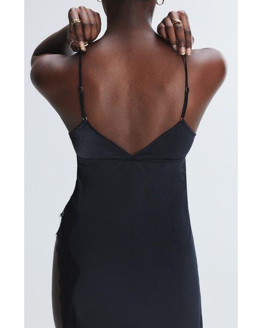 Savage x Fenty Nite Shade Maxi Slip Chemise in Black | Lyst