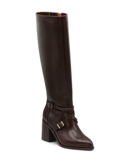 Charles David Jacoby Knee High Boot in Brown | Lyst