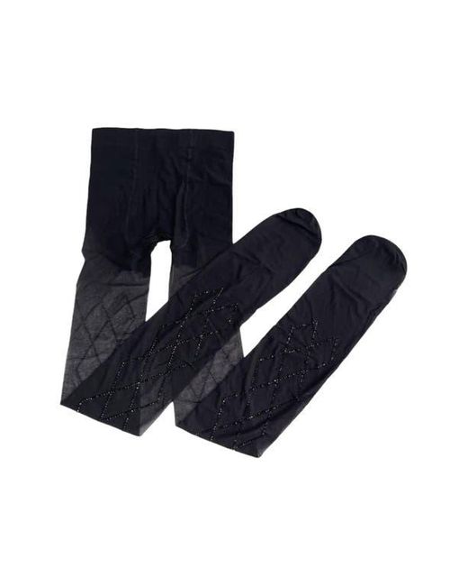 High Heel Jungle Crystal Embellished Sheer Tights in Blue | Lyst