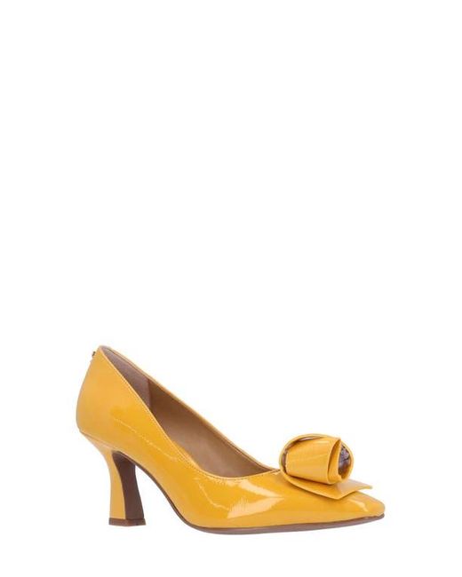 J. Reneé Karali Pump in Yellow | Lyst
