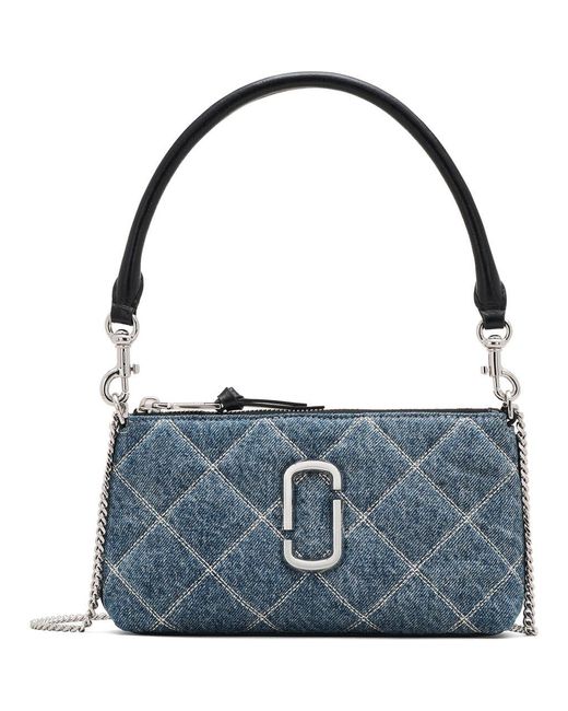 Marc Jacobs The Quilted Snapshot Pochette Bag in Blue | Lyst
