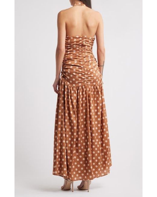 Sonya Moda Nawal Stretch Silk Maxi Dress | Lyst