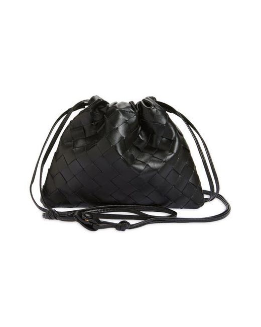 Bottega Veneta Small Dustbag Intrecciato Leather Shoulder Bag in Black | Lyst