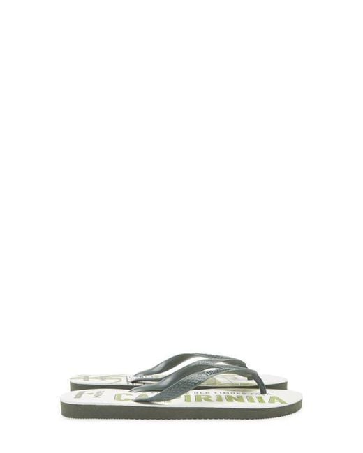 Havaianas X Farm Rio Caipirinha Flip Flop in Green | Lyst