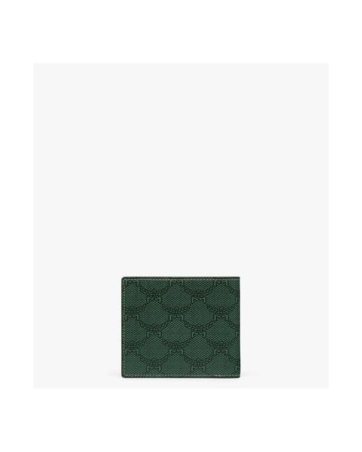 MCM Himmel Bifold Wallet With Coin Pocket in Green | Lyst