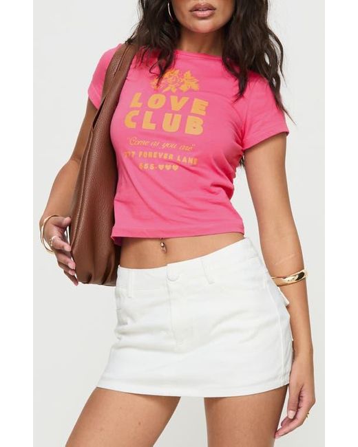 Princess Polly Returna Miniskort in Pink | Lyst