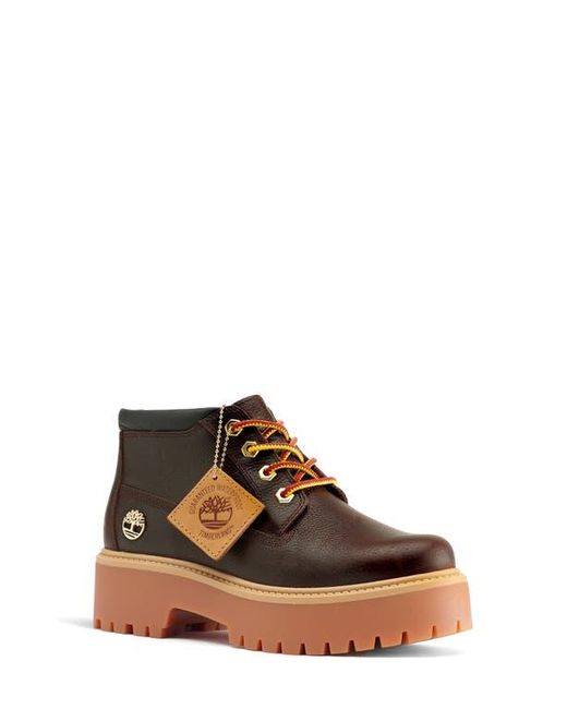 Timberland Stone Street Waterproof Platform Boot in Brown | Lyst