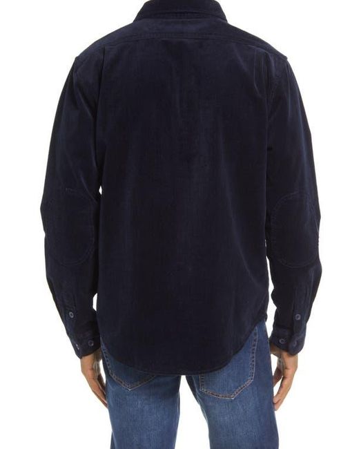 The Normal Brand Heavy Corduroy Shirt Jacket in Blue for Men | Lyst