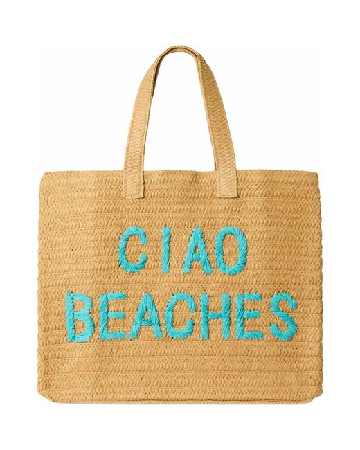 BTB Los Angeles Ciao Beaches Tote in Yellow | Lyst