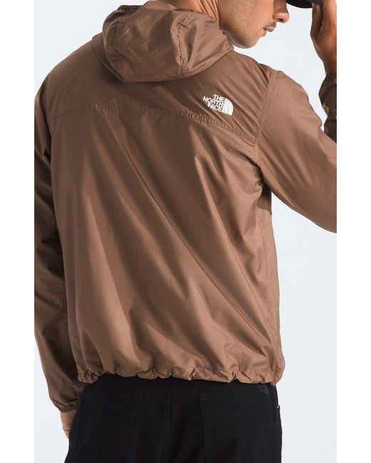 The North Face Cyclone Windwall Water Repellent Jacket in Brown for Men ...
