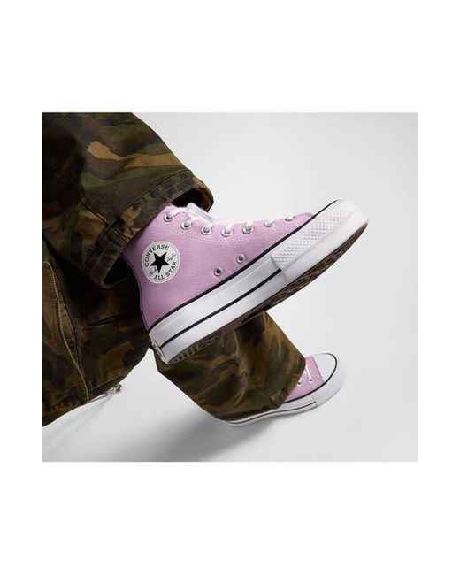 Converse Chuck Taylor All Star Lift High Top Platform Sneaker in Purple ...