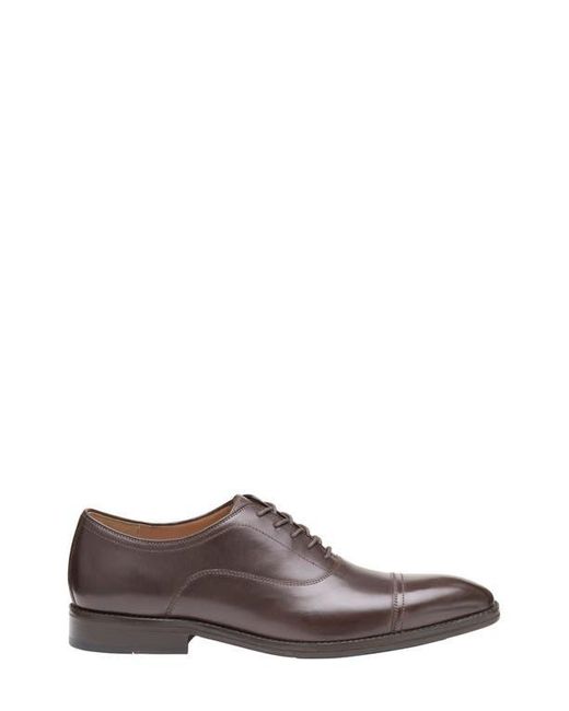 Johnston & Murphy Sullivan Cap Toe Oxford in Brown for Men | Lyst