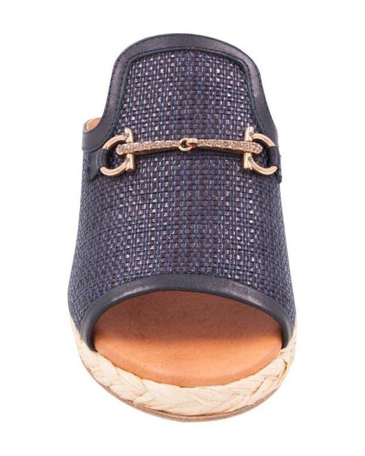 Andre Assous Nomi Wedge in Blue | Lyst