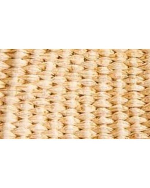 Mango Raffia Effect Bucket Bag in Brown | Lyst