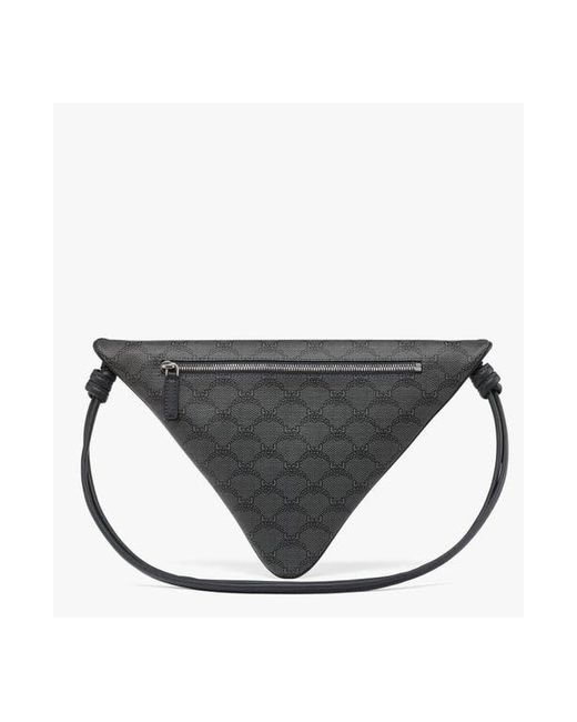 MCM Himmel Triangle Pouch in White | Lyst
