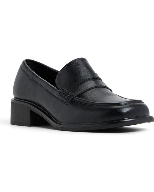 ALDO Sloanee Penny Loafer Pump in Black | Lyst