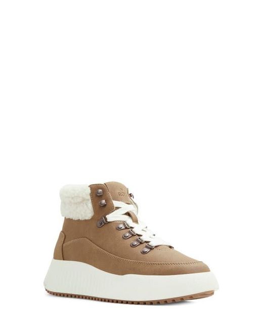Roxy Bling Peak High Top Sneaker in Brown | Lyst