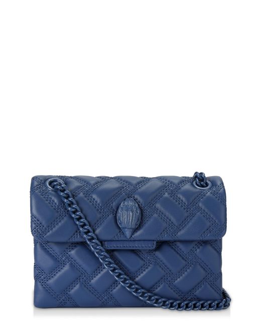 Kurt Geiger Mini Kensington Drench Leather Convertible Shoulder Bag in ...