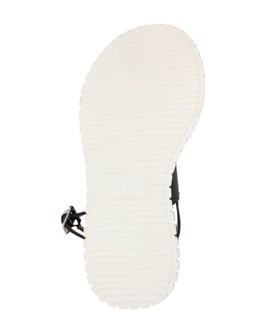 MIA Yuna Espadrille Platform Wedge in Black | Lyst