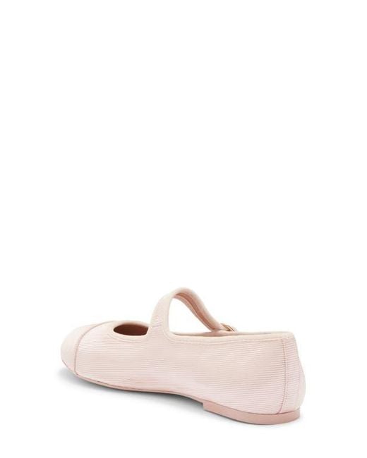 Steve Madden Dory Cap Toe Mary Jane Flat in Pink | Lyst