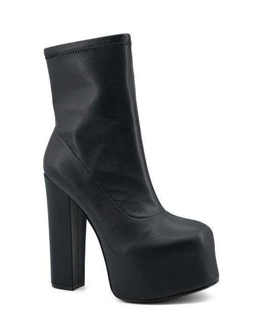 Zigi Nerea Platform Bootie in Black | Lyst
