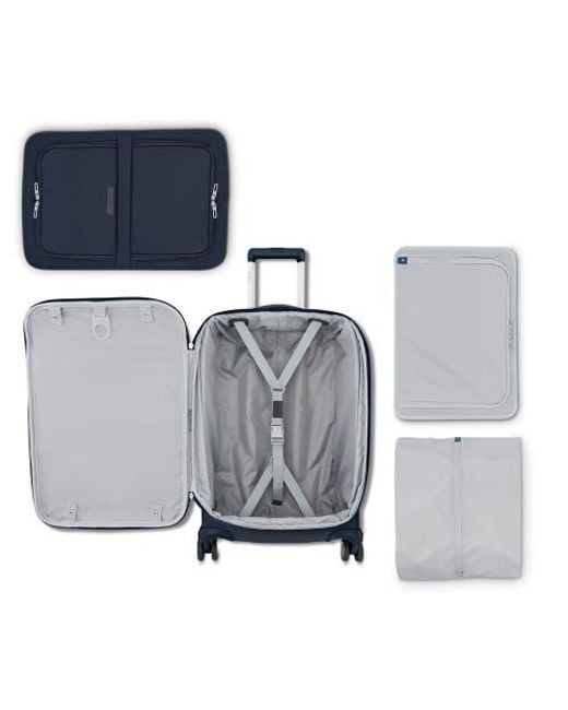 Samsonite Elevation Softside Carry-On Expandable Spinner in Blue | Lyst