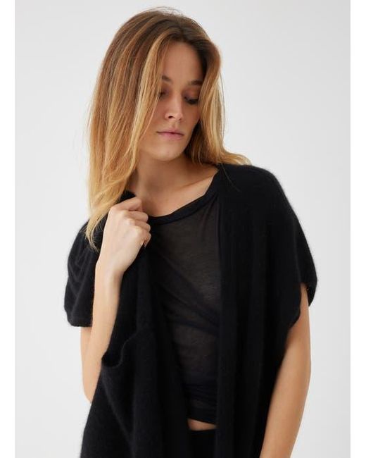 Majestic Filatures Ultra Soft Three Quarter Length Laser Cut Vest in ...