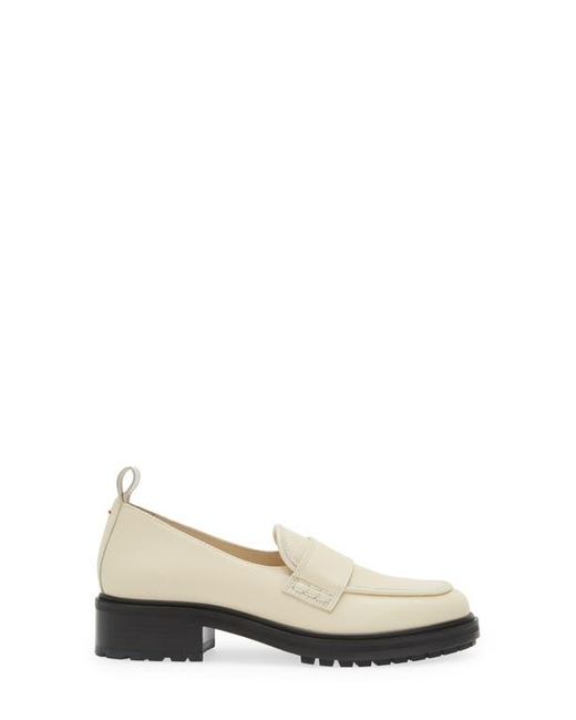 Aeyde Ruth Lug Sole Platform Loafer in Natural | Lyst