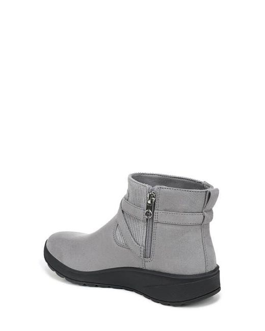 LifeStride Gates Wedge Bootie in Gray | Lyst