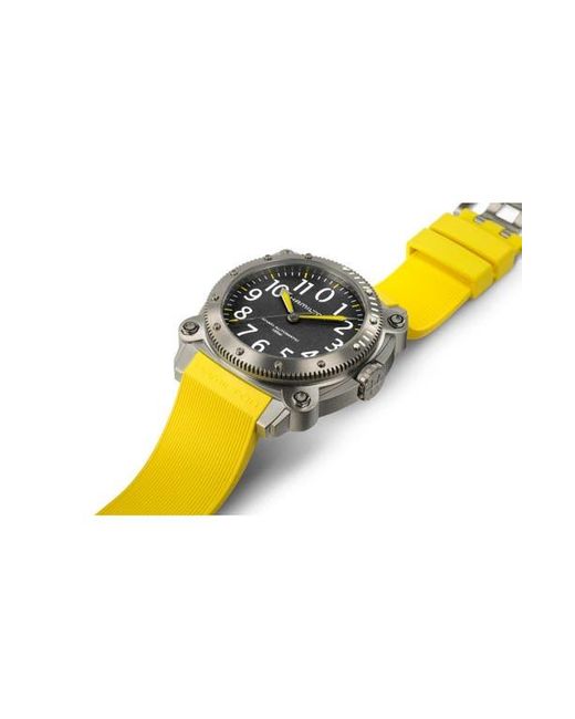 Hamilton Khaki Belowzero Automatic Rubber Strap Watch, 46Mm in Gray for ...