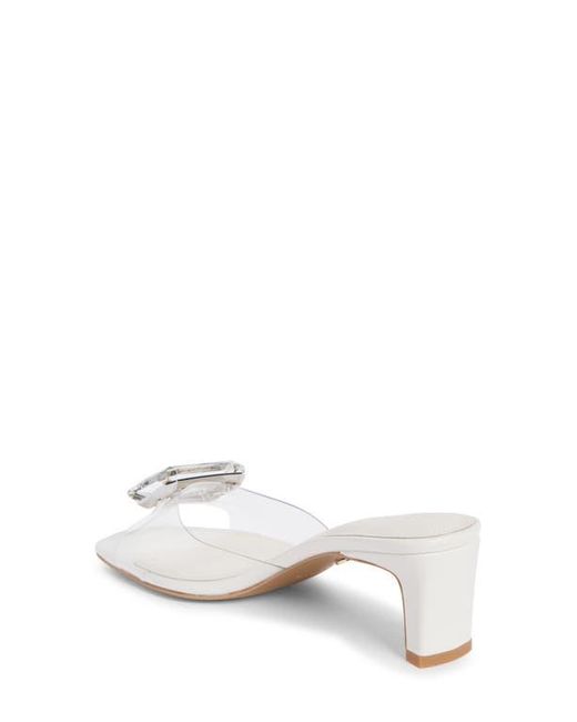 Cecelia New York Park Avenue Jewel Detail Sandal in White | Lyst
